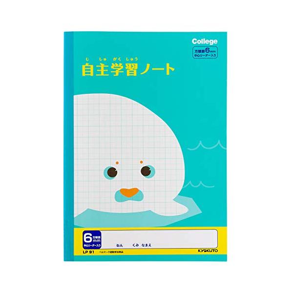 1冊自主学習6mm/6mm方眼/LP91・PatternName:単品Size:6mm方眼・パッケージ個数:1・本体サイズ B5サイズ(25.2×17.9×0.4mm)・表紙材質紙・罫内容6mm方眼罫・特徴どうぶつのイラストがかわいいカレッ...