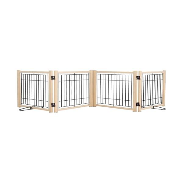 天然木/ブラック/高さ43cm、長さ234cm、4つのパネル/YS421012-BK434p・Color:天然木/ブラックSize:高さ43cm、長さ234cm、4つのパネル・商品仕様材質：純天然の木材、丈夫な鉄製。色：さまざまな装飾スタイ...