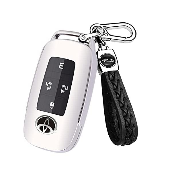 革ベルト、シルバー/-/-・Color:革ベルト、シルバー・パッケージ個数:1・ファッションなデザイン伝統的なスマートキーケースのイメージを変えるため、うちのデザイナーが新型な材料と独特なデザインスタイルを用いて、斬新なスマートカー キーホ...