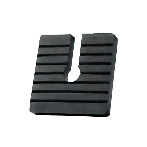 4個入り-/幅60×長さ60×厚み8mm(差込口 幅10×奥35mm)/8170ao・パッケージ個数:1・高耐久ハネナイト素材を使用した防振ゴムマット・天然ゴムの約10倍の防振性能・室外機のボルトに差し込むだけの簡単（意匠登録済み）