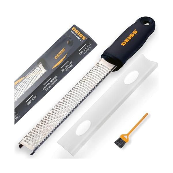 コンパクトBLACK/-/DEISS PRO・Color:BLACKShape:NARROW・? 使い勝手が良い＆丈夫下ろしには、錆びない滑らかで鋭いステンレススチールブレードと、滑りにくく滑らかなハンドルがついています。 ユニークで湾曲な...