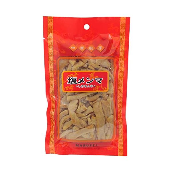 塩メンマ-/200グラム (x 2)/-・Style:塩メンマ・パッケージ個数:2・原材料:乾筍(中国)、食塩、漂白剤(亜硫酸塩)、ポリリン酸・商品サイズ(高さx奥行x幅):60mm×50mm×14mm