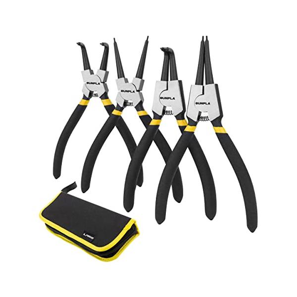 Silver/1/-・パッケージ個数:1・軸用ストレート・軸用90°・穴用ストレート・穴用90°・先端直径：φ1.8mm・全長(mm):175・4本セットで収納袋付き・ドロップ鍛造鋼と熱処理した材質