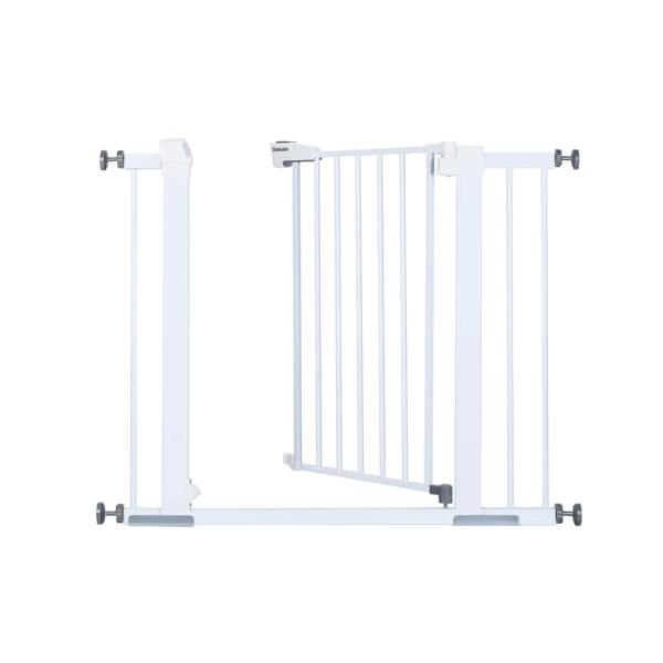 ホワイト/68-93cm/CB-M-101・Size:68-93cm・特徴階段上にできる室内犬 ゲート、最大荷重約99 kg。ダブルロック設計で、安全安心人気のベビーゲート。使いやすく、片手で双方向に開くことができます。・ベビーゲート スリ...