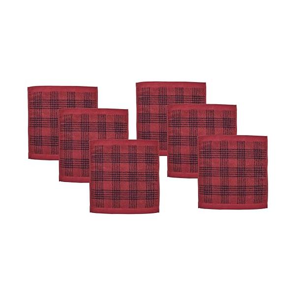 ハンドタオル(チェック、綿)赤チェック/34×35cm/83437114・Color:赤チェックSize:34×35cm・パッケージ個数:1・サイズ : 34×35cm・カラー : 赤チェック・素材 : 綿100%・内容量 : 6枚組・原産...