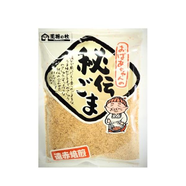 ?いりごま＆すりごまブレンド香ばしさと風味を引き出す絶妙な配合。・?遠赤焙煎表面からじっくり熱を通し、コクと香りを最大限に引き出しました。・?杵つき製法油分を引き出し、しっとりと仕上げる伝統的な製法を採用。・?香りと甘みが格別ごま本来の甘み...