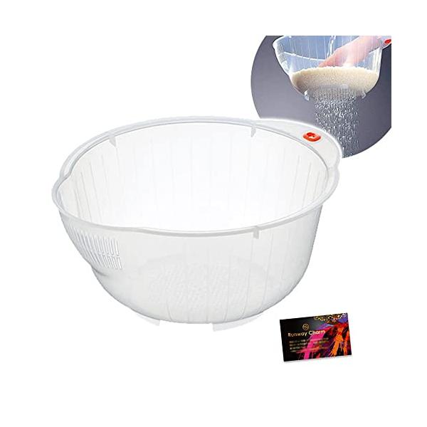 ざる赤/22.7cm (米研ぎざるボウル)/RC202210121・Size:22.7cm (米研ぎざるボウル)・とぎ汁が素早く流れるのでお米をキレイにしっかりと研ぐことが出来ます。安心の日本製です。・しっかり研げるので美味しくご飯が食べら...