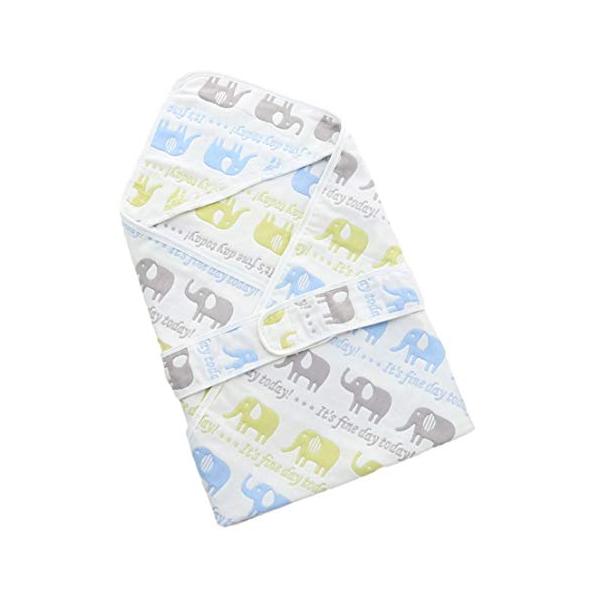 かわいい象大/ワンサイズ/A9・Color:象大・ガーゼ素材のベビー用フード付きおくるみです・おくるみの他にも、バスタオルやブランケット等様々な用途でご使用いただけます。・蛍光剤や漂白剤などの染料は使用しておりません。敏感な赤ちゃんのお肌に...