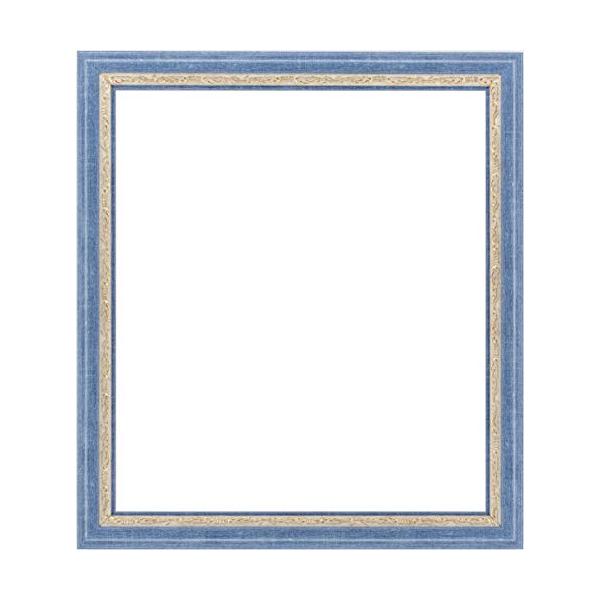 UVカットブルー/4切り 4切り/-・Color:ブルー・材質：フレーム…樹脂、表面…UVカットアクリル板・額装可能作品サイズ：242×272mm・額縁外寸：約27.7cm×約30.8cm・額縁重量：約0.7kg・付属品：箱、吊り紐、吊り金...