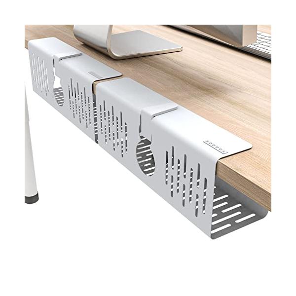 白-2 PCS/X-Large/-・Color:白-2 PCS・パッケージ個数:1・簡単な取り付け：机の下穴あけ不要なデザイン，デスクの天板を挟むことで底部のハンドルを回して簡単にできます。・サイズ：幅35×奥行12×高さ13.5cm、・素...