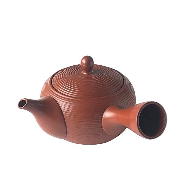 ・朱泥  ・容量：370ml・長さ175mm×巾143mm×高さ97mm・材質：陶器・重さ：280g・常滑焼(とこなめやき・愛知県)