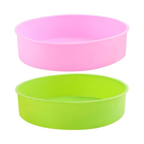 ピンク&amp;グリーン/0/500068998・完璧なサイズ：当社のシリコンケーキ型はほとんどのオーブンに適しています。シリコンモールドは非常に柔らかくしなやかで、ねじったり絞ったりしても変形しません。・マテリアル：これらのケーキ型はプレ...