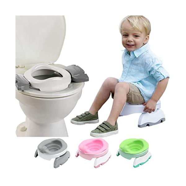 ピンク／ピンク/-/Pink/Pink・Potette Plus（ポテットプラス）は１台で「おまる」「補助便座」「携帯トイレ」の３役になります。・「おまる」は、初めてのトイレトレーニングに最適。本体にセットできる「シリコンライナー」を使えば...