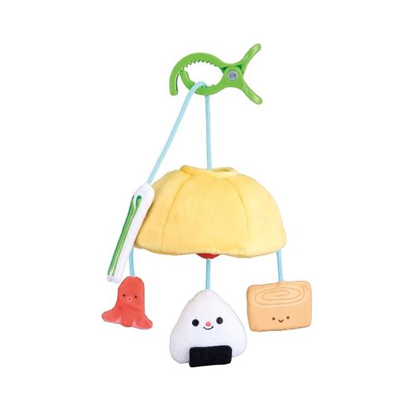 おにぎり/-/-・Color:おにぎり・パッケージサイズ 約H200×W165mm・材質 本体:ポリエステル、面ファスナー:ナイロン、ひも:ナイロン・ポリエステル、 鏡:ATBC-PVC、クリップ：ABS