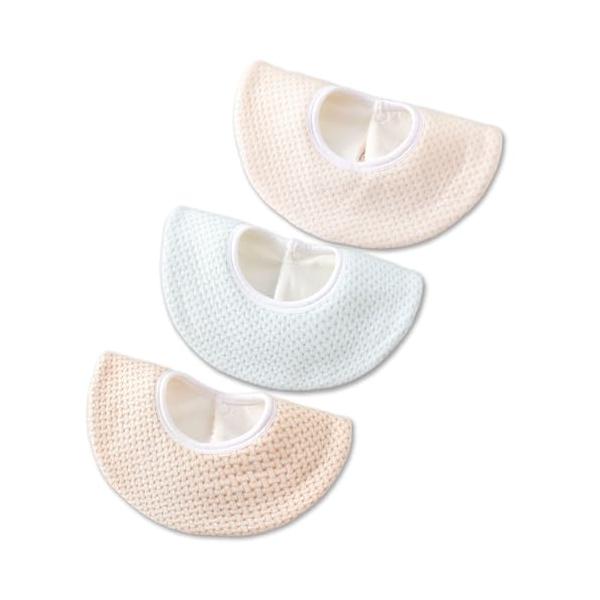 無地ベージュ・ブルー・3枚入り/-/-・Color:ベージュ・ブルー・3枚入り・天然のコットン100%お肌に優しいコットン100％を使用しているので、ふんわりとした柔らかい手触りでデリケートな赤ちゃんのお肌にも安心してお使いいただけます。・...