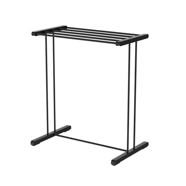 タオルスタンドマットブラック/タオル掛けスリム/STH-30BK・Color:マットブラックSize:タオル掛けスリム・パッケージ個数:1・サイズ幅45×奥行29×高52cm耐荷重5kg(ハンガー1本あたり1kg)本体重量0.46kgカラー...