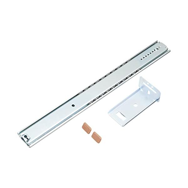 シルバー/-/C1029-12・レール長:324mm、移動距離:216mm・奥行(引出し):270〜318mm、奥行(キャビネット):330〜368mm・耐荷重N(1本):78N、耐荷重kgf(1本):8kgf・推奨ねじ:M4バインドまたは...