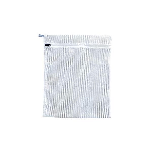 c.40×50cm/粗いメッシュ・ホワイト・グレー 洗濯物のめやす（Tシャツ×３枚、バスタオル×１〜２枚） 058102・・Style:c.40×50cm/粗いメッシュ・特徴1:「蛍光増白剤不使用」の肌にやさしい生地・特徴2:赤ちゃんや肌が...