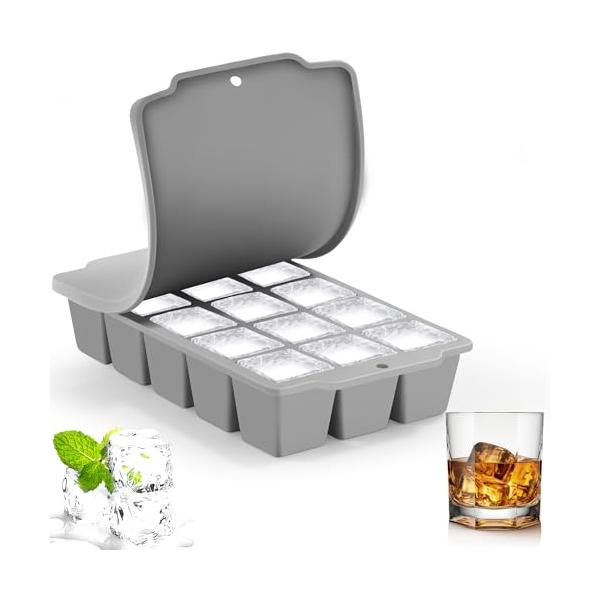 グレー/標準サイズ/-・PackageQuantity:1Color:グレー・パッケージ個数:1・簡単に取り出せる 製氷機 シリコン独立した空洞設計により、ウイスキーの氷を簡単に取り出せます。このカクテル用の柔軟な 製氷器シリコン は、底か...