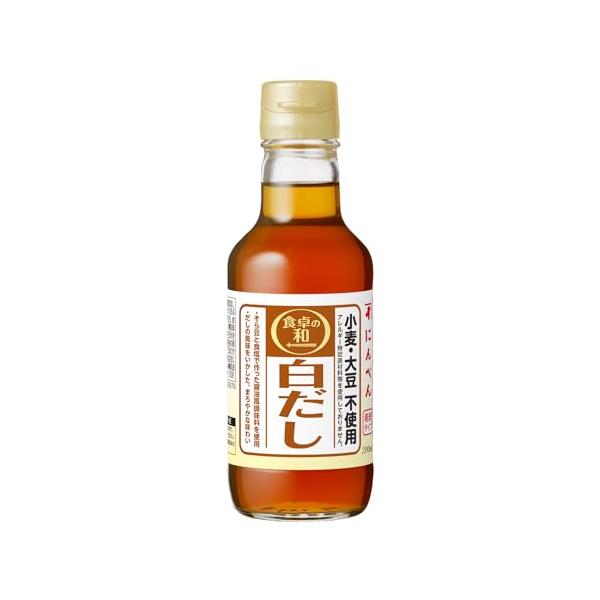 FlavorName:食卓の和 白だし 200ml・原材料：食塩（国内製造）、砂糖、魚介エキス、かつおぶし、そうだがつおぶし、酵母エキス、しょうゆ風調味料（そら豆、食塩）、醸造酢、こんぶ・商品サイズ(高さx奥行x幅):5.6cm×16.1c...