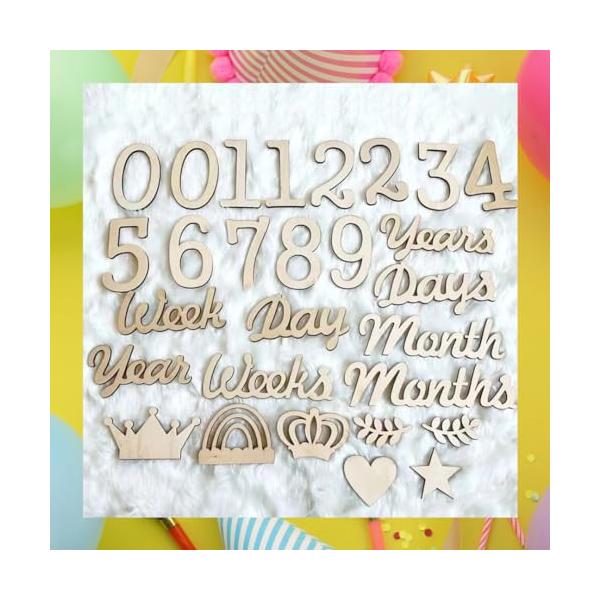 ホワイト/-/-・??成長の瞬間を美しく赤ちゃんの貴重な成長記録を残すための月齢フォトセットです。天然木製の温もりあるレターバナーで飾り付け、 毎月の変化を美しく記録しましょう。収納袋も付属しており、使わない時もスッキリ保管できます。・??...