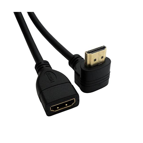 ・  HD-164・最大アングル90度のコネクタHDMI 1.4とイーサネット&amp; 3dタイプAオスto Aメス延長ケーブル0.5?M・高速なデータ転送の最新のHDMI規格に準拠しこのHigh Speed HDMI with Ethe...