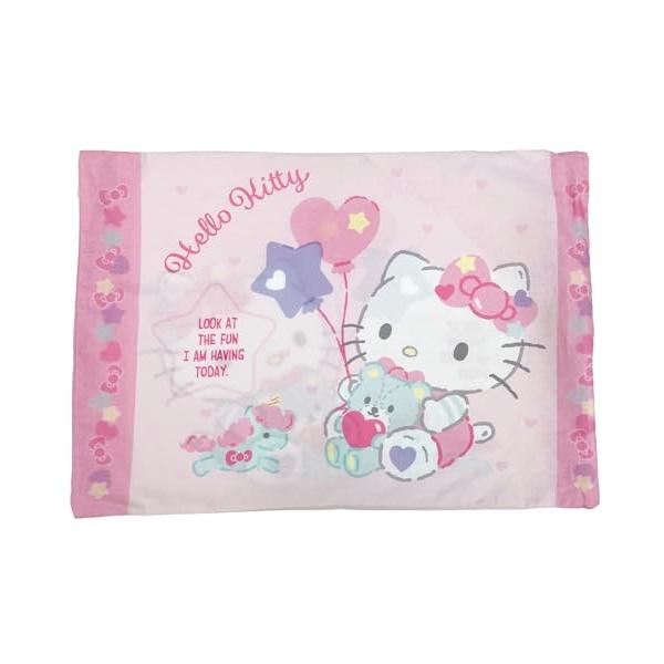 枕カバーサンリオ キティ バルーン/39×28cm/4621225・Color:サンリオ キティ バルーンPatternName:サンリオ・パッケージ個数:1・リニューアルお客様の声にお応えして枕カバーを綿100%生地にリニューアル。・洗え...