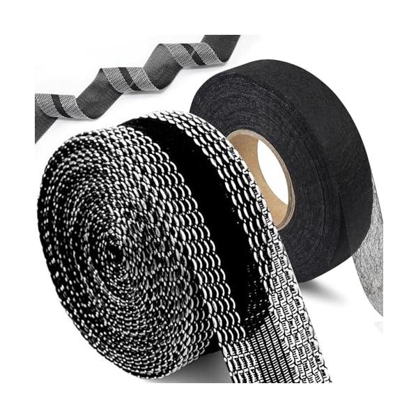 ブラック(6ｍセット)/2.3cm(幅)×6M(長さ)/-・Color:ブラック(6ｍセット)・裾上げテープ＆接着芯テープ 強力接着セット新商品は裾上げテープと接着芯テープをダブルでご使用になることで、さらなる強度UPを実現しております。接...