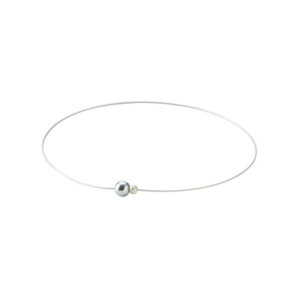 アール・デコライトブルー/パール/40cm/0223TG905251・Color:ライトブルー/パールSize:40cm・パッケージ個数:1・素材：本体/ステンレス、ナイロン 留め具/アルミ、磁石、ステンレス、ウレタン・性別：男性/女性・サ...