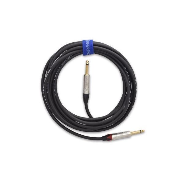 Reference Cablesのランドマークとなる、ライブでの使い勝手にフォーカスしたケーブルの黒色バージョン。シングルコイルＰＵに最適。音量が大きくレスポンスも早い、豊かな低域もしっかりしたハイも出るケーブルですが、高級ケーブルにありが...
