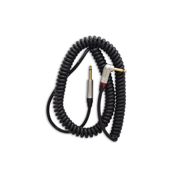 カールコードは音質が低下しやすいのが一般的で、それを一種の味付けとして使用するギタリストも多いですが、このケーブルは音やせしません。ヴィンテージ楽器特有のブライトなトーンが特徴的です。60年代70年代のロック創生期のルックスとヴィンテージサ...