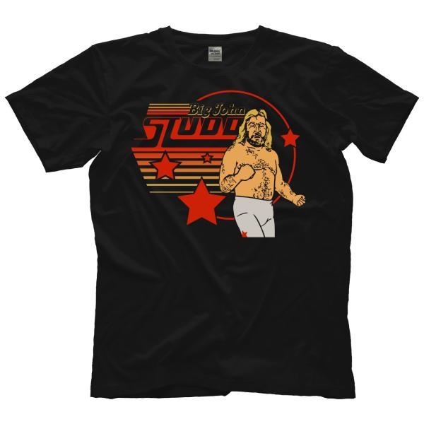 第1回＆第2回 IWGPリーグ戦 アメリカ代表“人間起重機” ビッグ・ジョン・スタッド TシャツアメリカンプロレスTシャツ（アメリカ直輸入 お取り寄せ）素材：綿100％この商品はアメリカ・シカゴのプロレスTシャツ製作会社ProWrestli...
