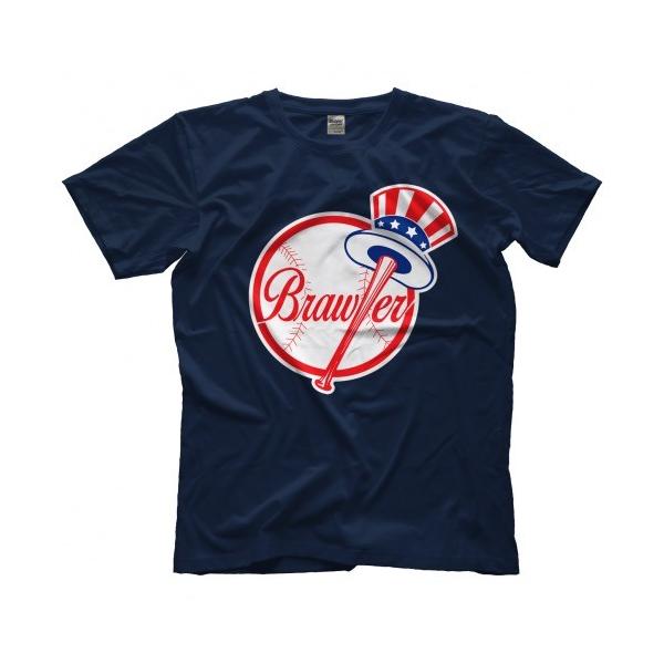 Brooklyn Brawler (Steve Lombardi)「ブルックリン・ブローラー “ブローラーズ” Tシャツ」この商品はアメリカのプロレスTシャツ製作会社ProWrestlingTees.comからのお取り寄せになります（受注生...