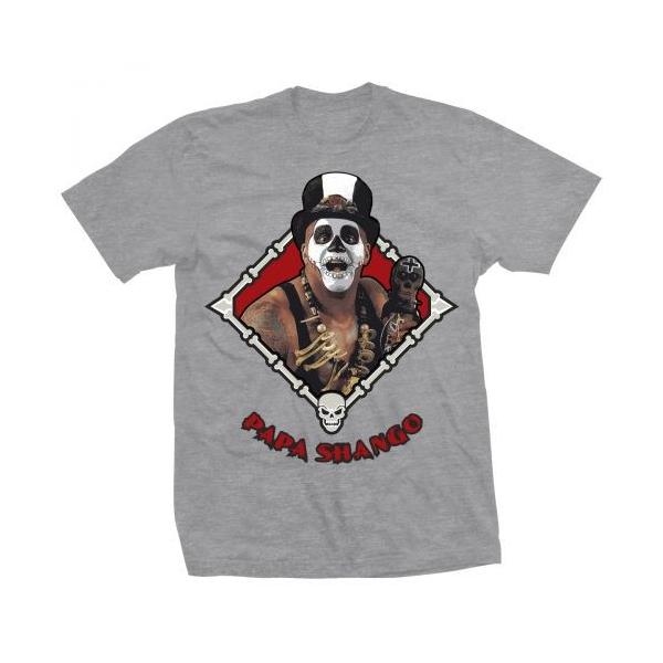 PAPA SHANGO「パパ・シャンゴ（ゴッドファーザー、ソウルテイカー） Tシャツ」この商品はアメリカのプロレスTシャツ製作会社ProWrestlingTees.comからのお取り寄せになります（受注生産）。入荷までおよそ1ヶ月〜2ヶ月ほ...