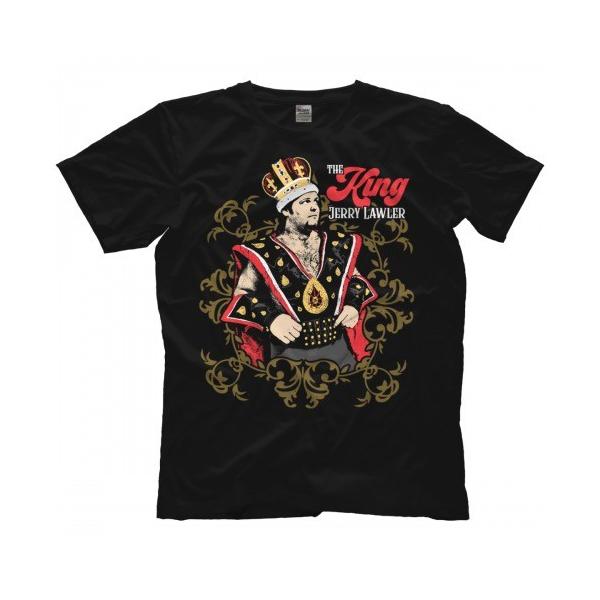 JERRY "The King" LAWLER「ジェリー・ローラー “ジェリー・ローラー・スローバック” Tシャツ」この商品はアメリカのプロレスTシャツ製作会社ProWrestlingTees.comからのお取り寄せになります（受注生産）。...