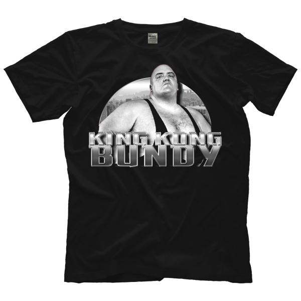 アメリカ直輸入 アメリカンプロレスTシャツ”巨鯨”キングコング・バンディ「闘うシロナガスクジラ」「闘うひよ子のお菓子」「闘うマシュマロマン」などの異名も取った身長193センチ、体重208キロの超大型レスラー。アントニオ猪木との賞金マッチ（昭...