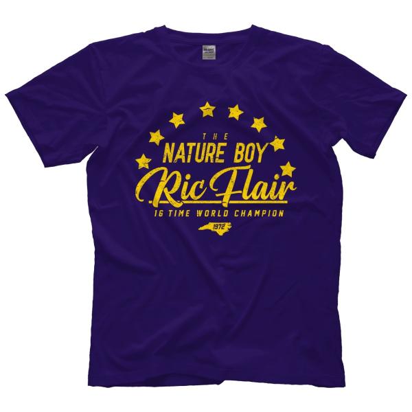 “狂乱の貴公子” リック・フレアー "Dirtiest Player In The Game" RIC FLAIR オフィシャルTシャツ（アメリカ直輸入Tシャツ）NWA、WWF、WCWの各世界王座を16度も獲得したことから、「16回の世界王...