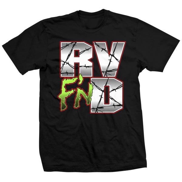 Rob Van Dam「ロブ・ヴァン・ダム “RV fn D” Tシャツ」この商品はアメリカProWrestlingTees.comからのお取り寄せになります（受注生産）。入荷までおよそ1ヶ月ほどかかります。ボディ色：ブラック素材：綿100...