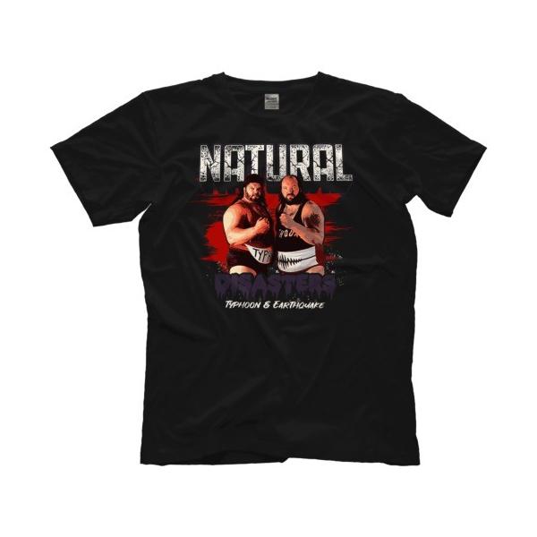 ナチュラル・ディザスターズ（アースクエイク＆タイフーン）レトロ Tシャツこの商品はアメリカProWrestlingTees.comからのお取り寄せになります（受注生産）。入荷までおよそ1ヶ月ほどかかります。ボディ色：ブラック素材：綿100％...
