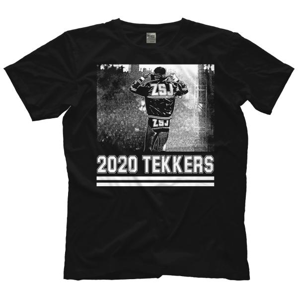ザック・セイバー・ジュニア “2020テッカーズ” Tシャツ（バックプリントあり） 海外生産 輸入Tシャツ1987年7月24日イングランド出身新日本プロレス（鈴木軍）所属ベジタリアン ビーガン第15、17、21、23代大英帝国ヘビー級王者（...