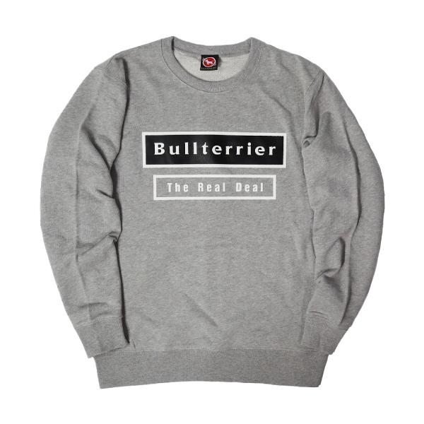 【発売日：2024年12月03日】格闘技ブランドBULL TERRIERのスウェットトレーナー。フロント・バックにブルテリアロゴがシルクスクリーンプリントされています。8.4ozの生地を使用したライトな着心地になっております。○サイズ・Sサ...