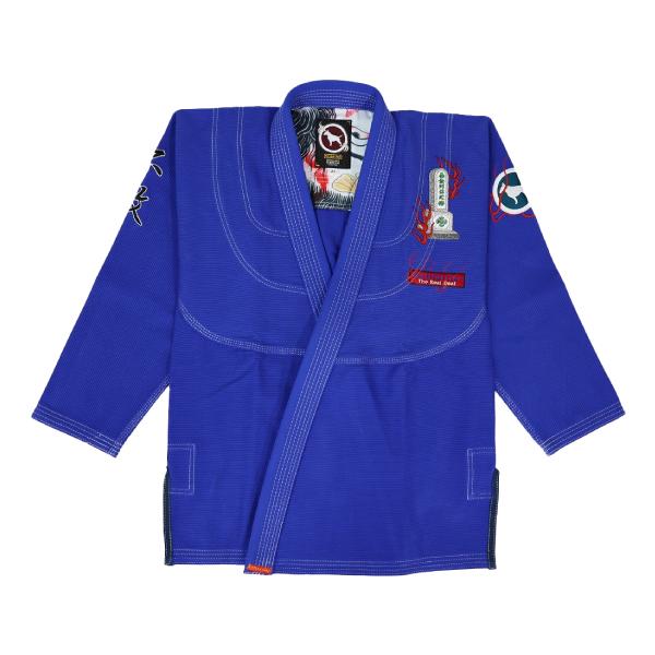 【発売日：2025年08月07日】【無心】に続く人気シリーズとして新登場したブルテリア「FUHAI」モデルの柔術衣。不敗のテーマとなっている日本伝統の生首の図柄は勇気、敬意、恐れを知らず、を象徴し、また、魔よけの意味も持ち合わせ縁起の良いも...