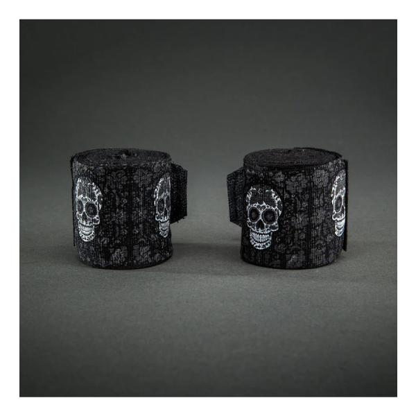 【発売日：2026年01月13日】Venum Santa Muerte ハンドラップは、ボクシング、キックボクシング、ムエタイ、MMAトレーニング向けの楽しいホリデーテーマのボクシングハンドラップです。コットンとエラスタンの混紡素材としっか...