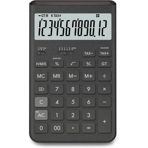 ●さまざまな利用シーンに調和する、環境にも配慮した電卓。・使いココチのよいシンプルなデザイン：丸みのあるシンプルで優しいデザイン。ソーラーパネルを本体上部の側面に移動させ、すっきりとした見た目で使い心地も快適です。・環境に配慮したエコ素材を...