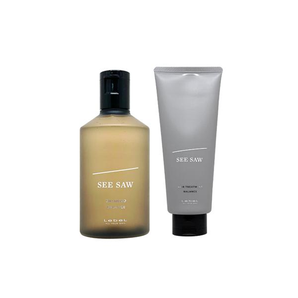 商品名：ルベル シーソー ヘア ＆ スキャルプ シャンプー B バランス / SEE/SAW HAIR and SCALP SHAMPOO B BALANCEルベル シーソー ヘア トリートメント B バランス / SEE/SAW HAIR...