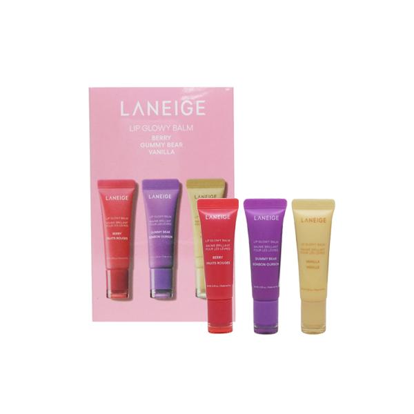 商品名：ラネージュ リップグロウィバーム トリオセット内容量：BERRY:ベリー 10g、GUMMY BEAR:グミベア 10g、VANILA:バニラ 10g商品詳細：つややかでなめらかな唇へ導くリップバーム。長時間うるおいが続き、どこでも...