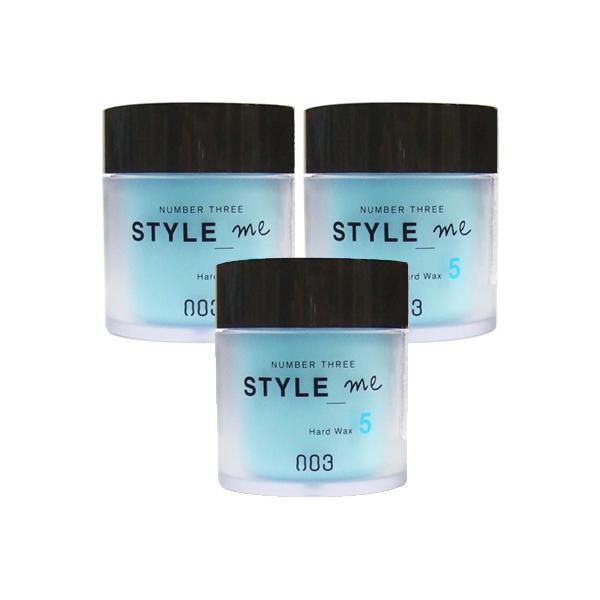 商品名：ナンバースリー スタイルミー ハードワックス内容量：50g ブランド：ナンバースリー NUMBER THREE 商品説明：強いセット力とキープ力でありながら、強く、軽く、流しやすく使いやすさを重視したハードワックス。広告文責：フリー...