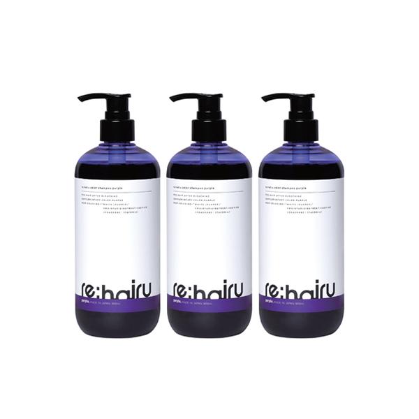 商品名：カラー シャンプー パープル / color shampoo purple容量：500ml x 3本ブランド：リハイル / re:hairu (rehairu)販売元：株式会社W.S.International商品詳細：パープル色の...