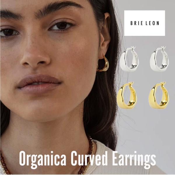 ■BRIE LEONOrganica Curved Earrings made in Australiaオーストラリアから日本に到着したBRIE LEON。シンプルながらも、存在感・高級感があり、耳元を華やかにしてくれます。ゴールド・シルバ...