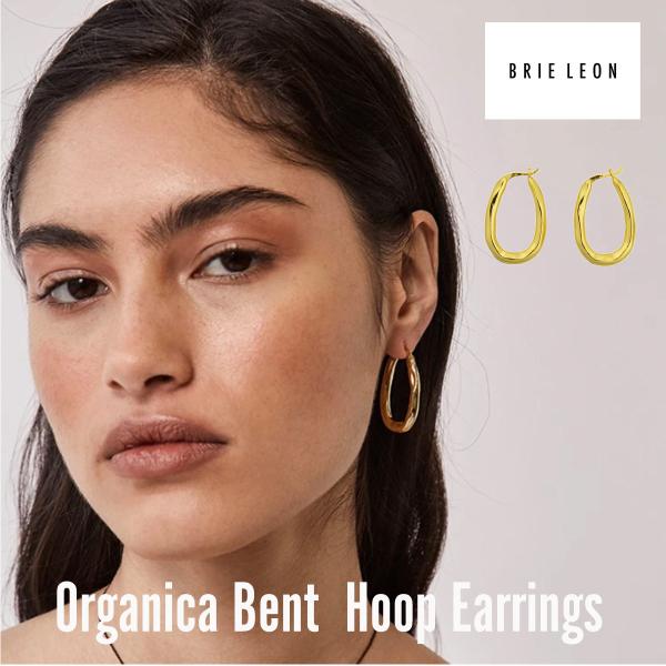 ■BRIE LEONOrganica Bent Hoop Earrings made in Australiaオーストラリアから日本に到着したBRIE LEON。シンプルながらも、存在感・高級感があり、耳元を華やかにしてくれます。ゴールド・...
